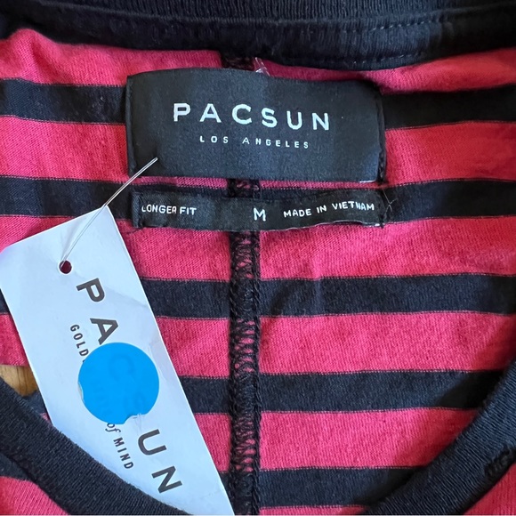PacSun | Shirts | Pacsun Distressed Striped Shirt | Poshmark